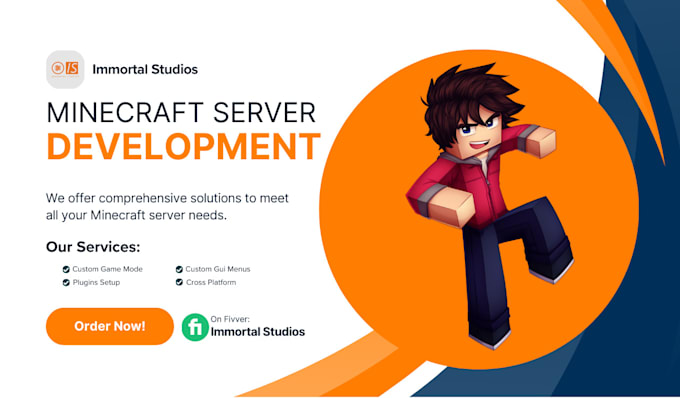 Be Your Professional Minecraft Server Developer For You By Flame 11