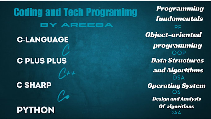 Create Custom C Cpp C Sharp And Python Programming Solutions