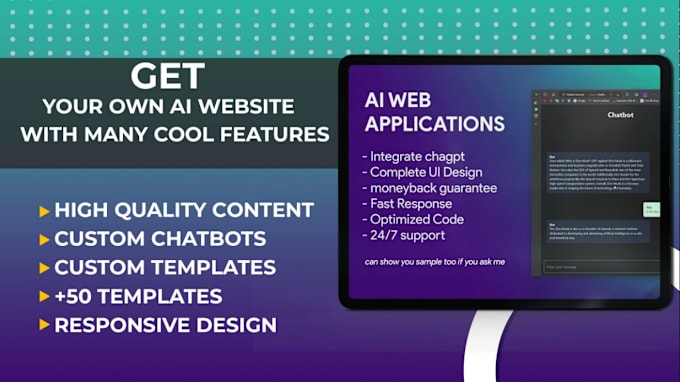 Create Custom Gpt Apps Ai Web Application Ai App Using Gpt4 Chatgpt