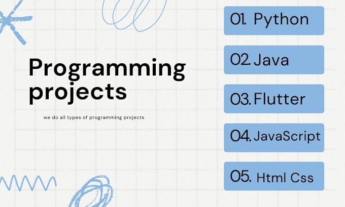 Do Python Java Machine Learning Data Science C Cpp Programming Projects