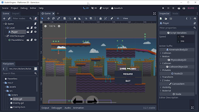 Create D Game Multiplayer Single Pc Or Console Game D Game Godot Game