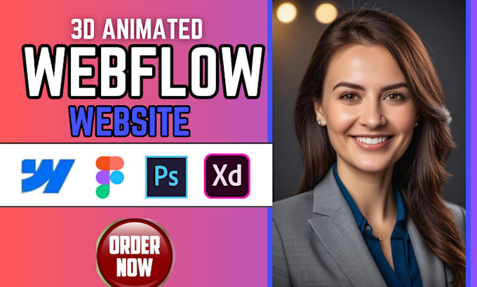 Do 3d Animated Website 3d Webflow Design Scrolling Animation Threejs