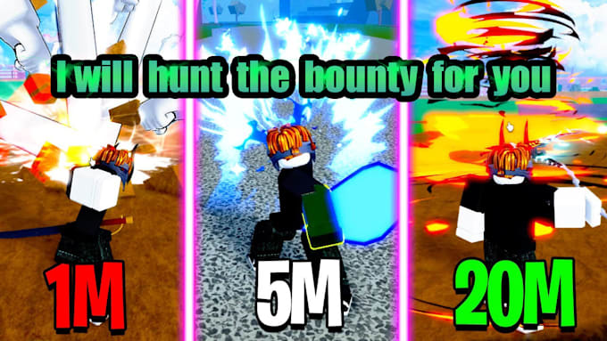 Hunt The Bounty For You In Blox Fruits 30m By Venoboos Fiverr