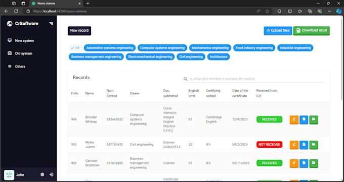 Create A Web App Dashboard Crud Users Managment Etc By Gerardocr