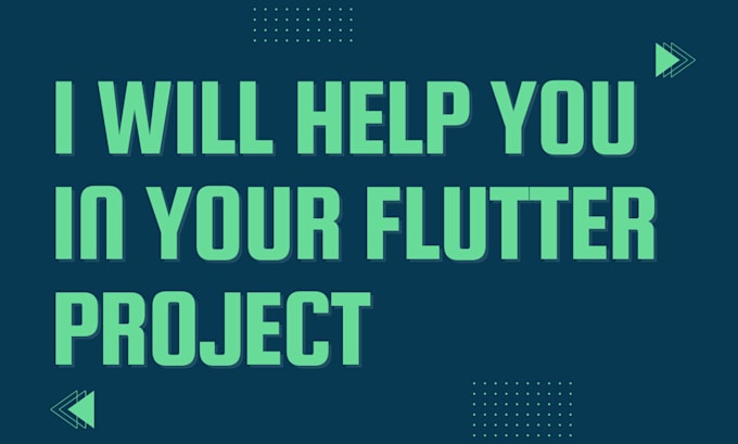 Help You In Flutter Project Android And Ios By Ramesh Fiverr