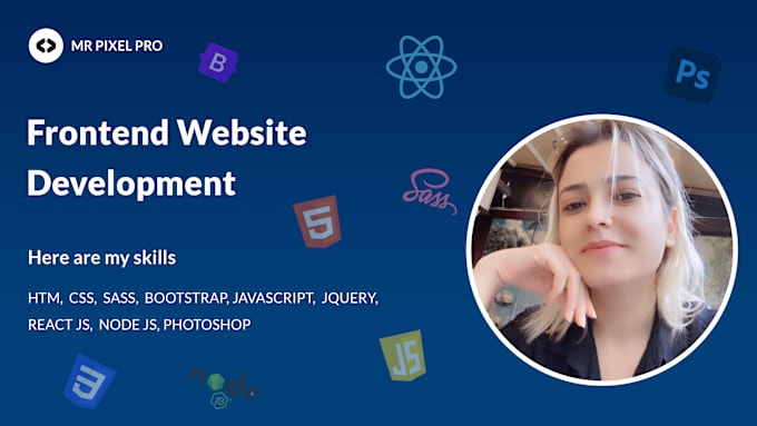 Be Your Frontend Web Developer Using Html Css Java Script React Js