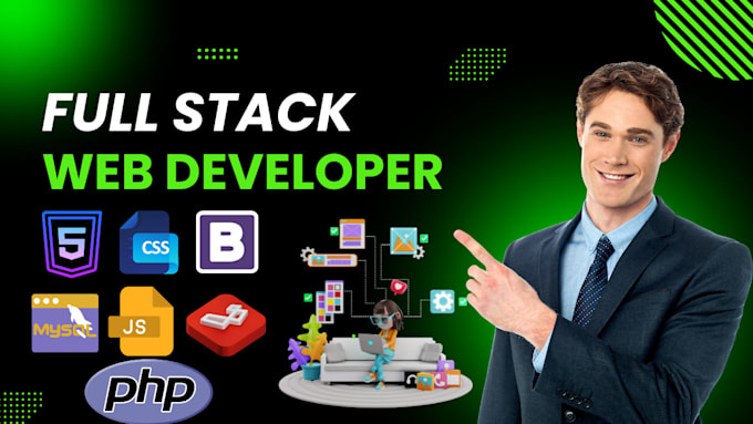 Be Your Full Stack Web Developer In Php Laravel Html Css Js By