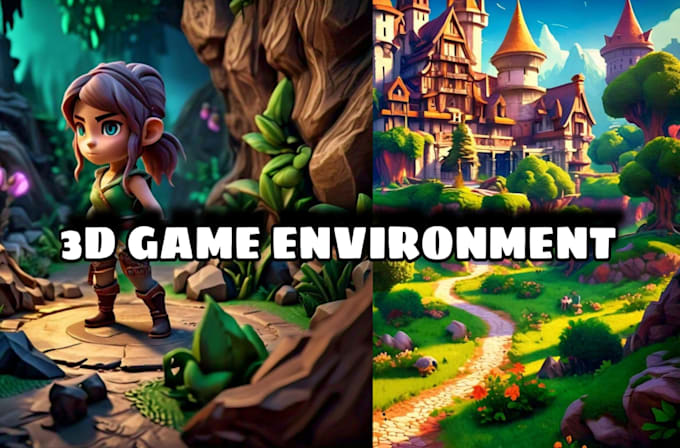 Do Quality 3d Game Environment 3d Game Map Game Background In Maya Or