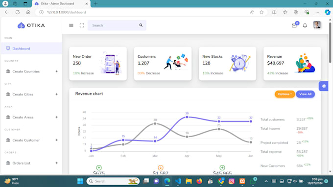 Do Create A Login System And Responsive Dashboard By Muhammadyasirap