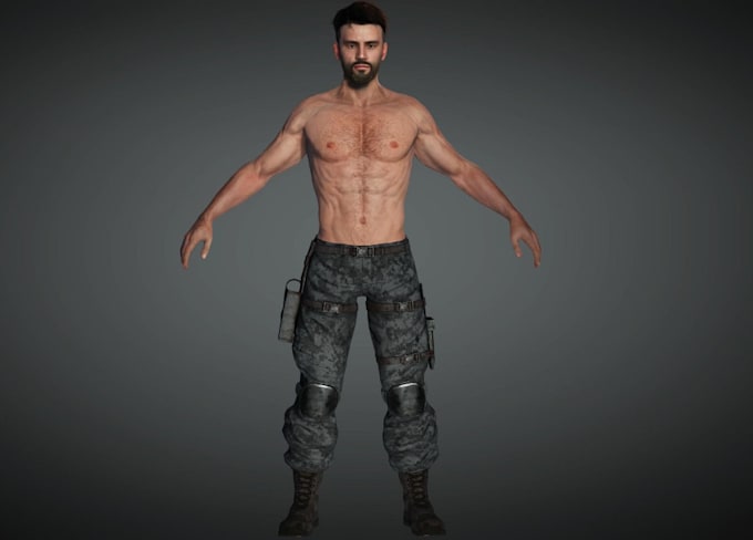 Deliver Realistic 3d Game Character Nsfw Toggle Stylized 3d Rig To Ue5