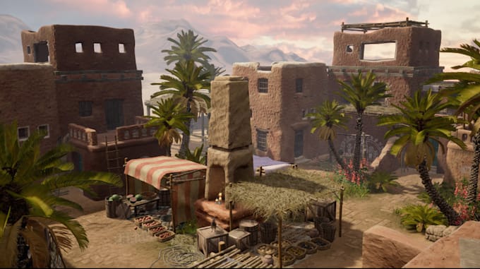Create 3d Environment 3d Game Environment Design Game Map Level Design