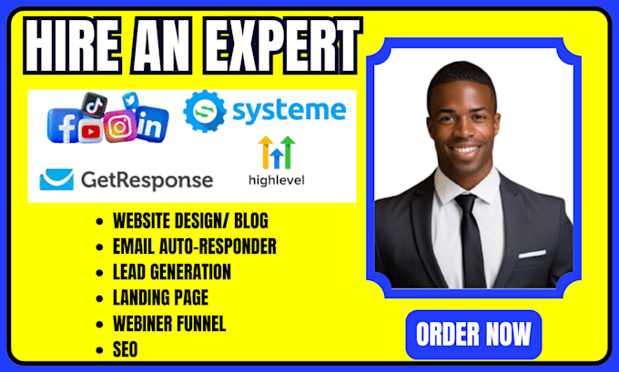 Create Systeme Io Landing Pages And Systeme Io Sales Funnel By Fixco