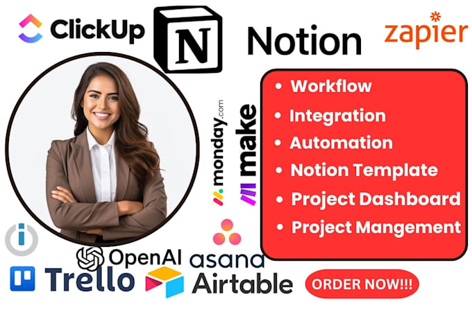 Design Notion Template As Notion Expert Make Automation Workflow