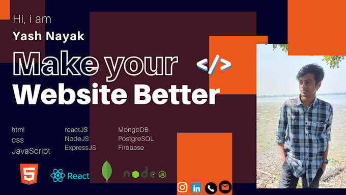 Help You With Html Css Javascript And Reactjs By Yashnayak716 Fiverr