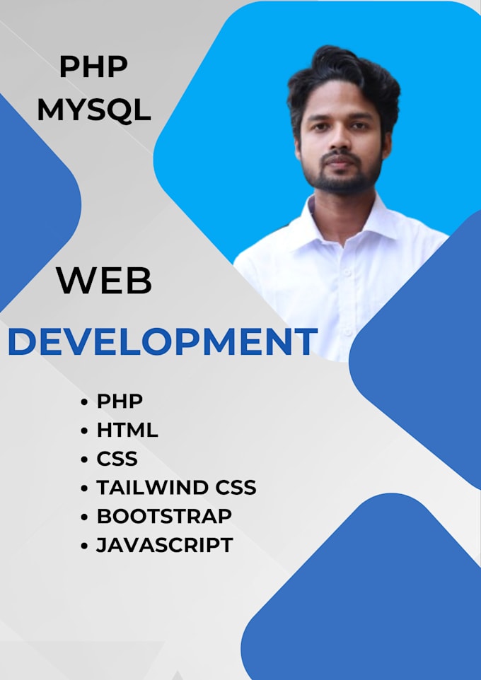 Develop A Custom Responsive Website Using Php Mysql Html Css And