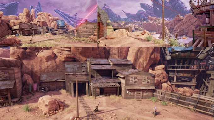 Create 3d Unreal Engine Game Environment Level Design 3d Landscape