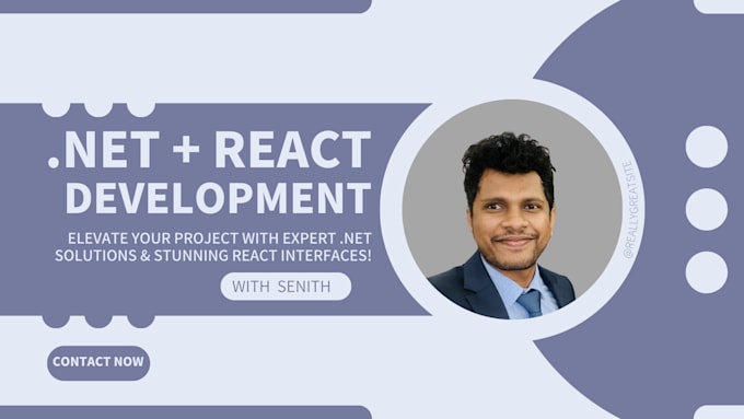 Create Tailored Dot Net Solutions And React Interfaces By Senithdilitha