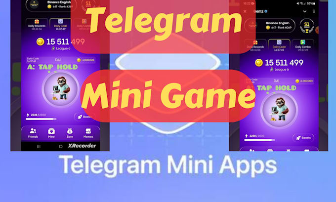 Create Playable Telegram Mini Game Telegram Mini App Telegram Mini