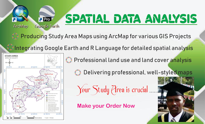 Create A Custom Study Area Map Using Arcmap For Your Project By Acape