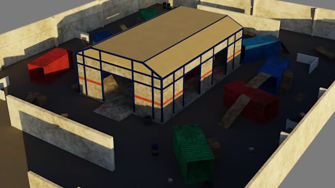 Creat 3d Game Environment Unreal Engine Unity 3d Model Scene Game Map