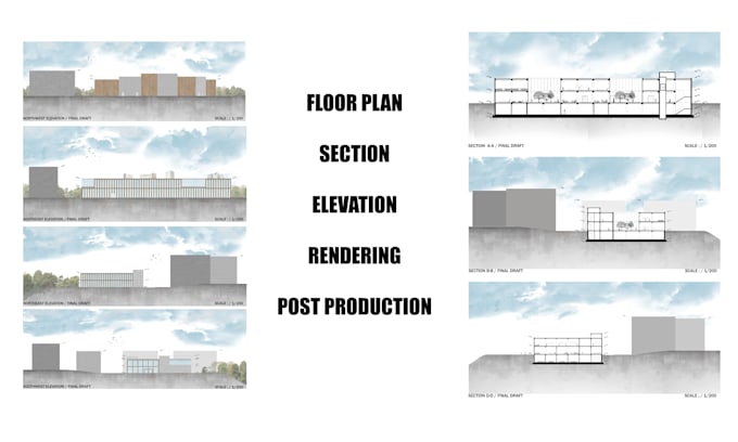 Render 2d Floor Plans Sections And Elevations By Cerenakisik Fiverr
