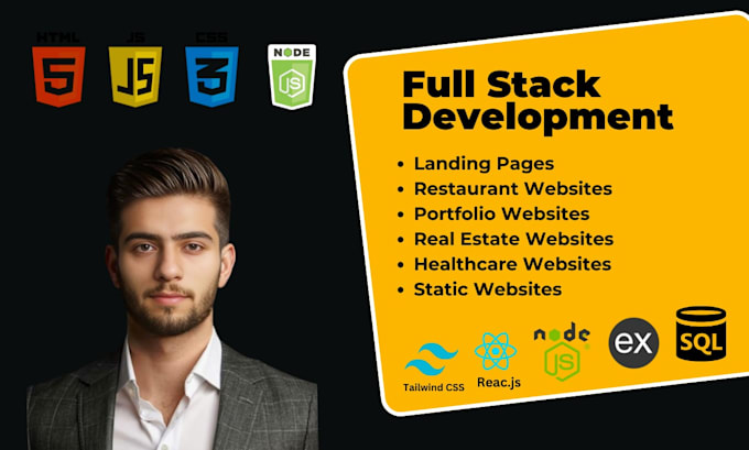 Create Responsive Websites In Html Css Javascript Reactjs Nodejs Nextjs