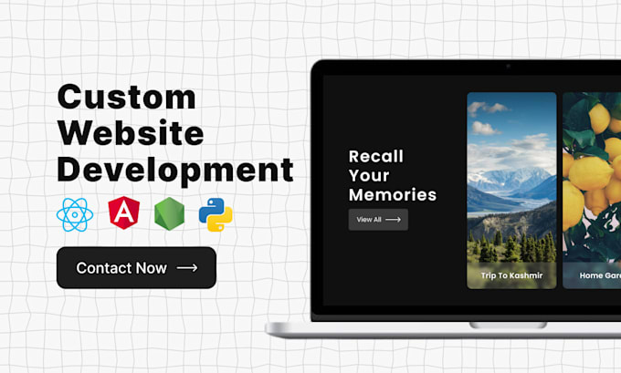 Build Website Using React Js Next Js Angular Js Node Js And Python