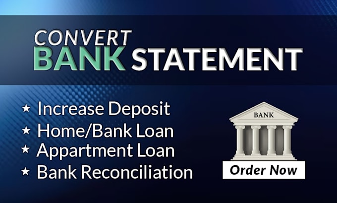 Do Bank Statement Conversion Into Excel Csv Google Sheet By Ali Stubs
