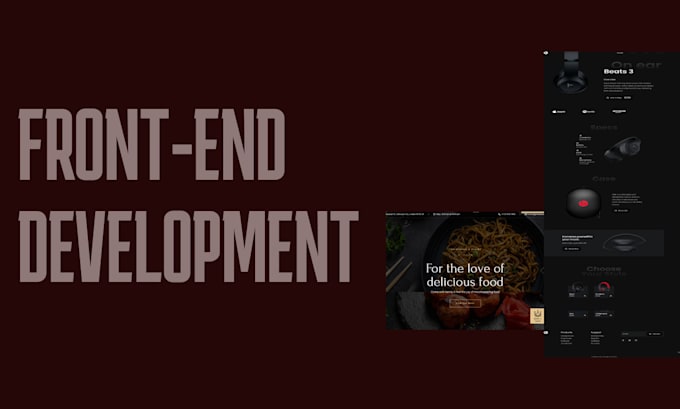 Develop Frontend Using Html Css Js React And Gsap For Animations By