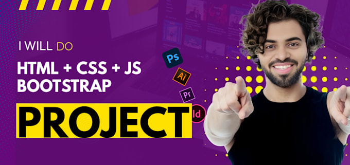 Be Your Frontend Web Developer Using Html Css Bootstrap React Js Jquery