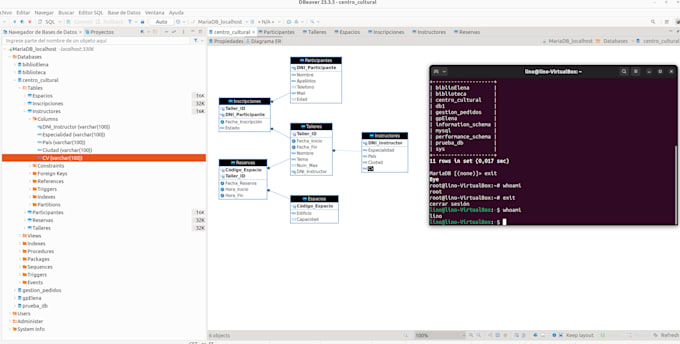 Create Erd Models Relational Diagrams And Sql Queries By Lino Vives