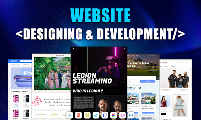 Be Your Web Developer Using Html Css React Js Tailwinds Css By