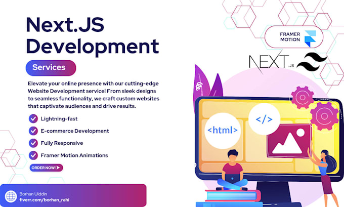 Build Nextjs Web Apps With Tailwindcss And Framer Motion By Borhan Rahi