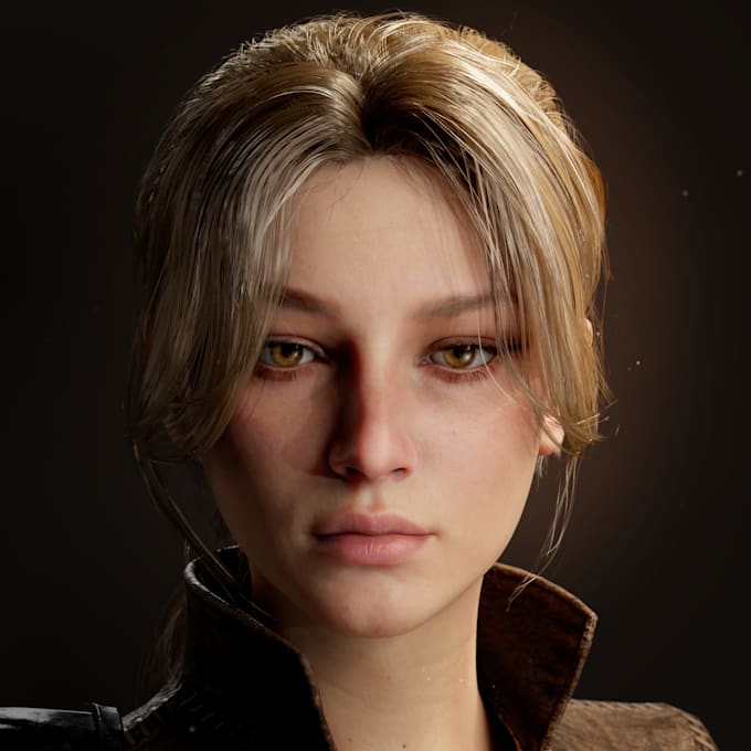 Create Realistic 3d Character Modeling 3d Model Texturing And