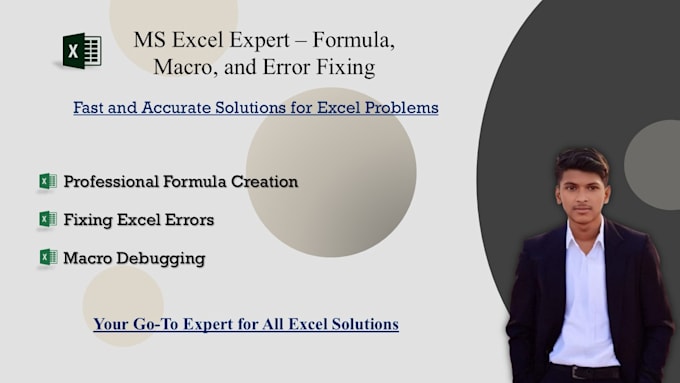 Create And Fix Any Formula And Macros In Excel By Saiful Excel Fiverr