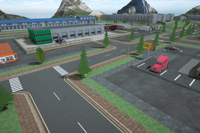 Realist 3d Game Environment Game Background Unity Game Environment