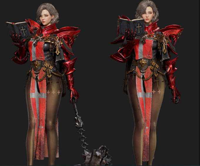 Craft Realistic Nsfw 3d Model 3d Game Character Sfw Art Ue5 Rig 3d