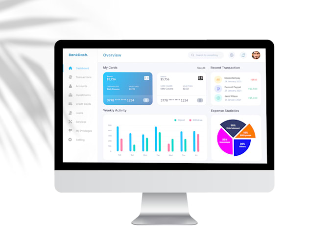 Do Dashboard Design Uiux In Figma For Your Web Dashboard By Sami Ux
