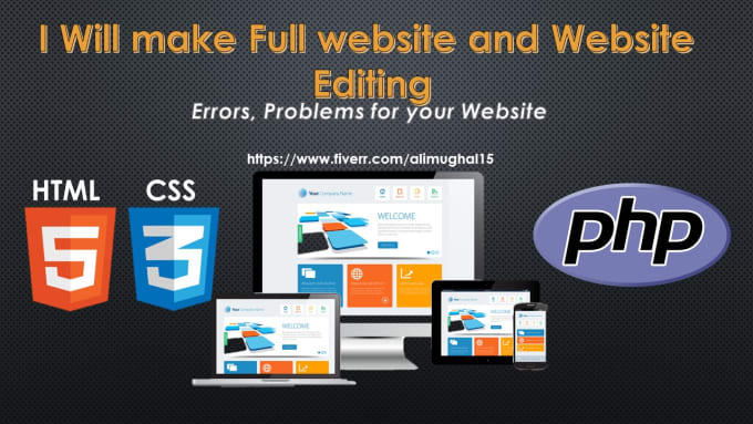 Write Html Css Javascript Jquery Php Bootstrap Code For You By