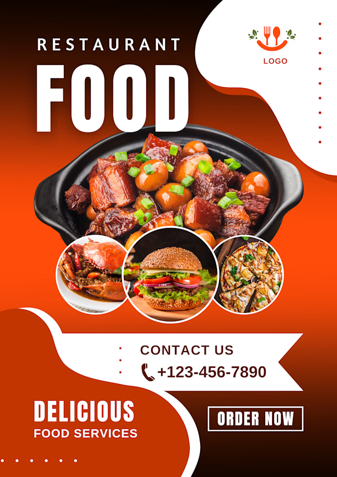 Create A Restaurant Flyer Design By Iislamaminul Fiverr