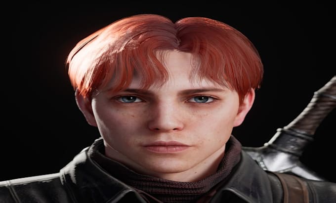 3d Game Character Model Realistic Character Rigging In Blender Unreal