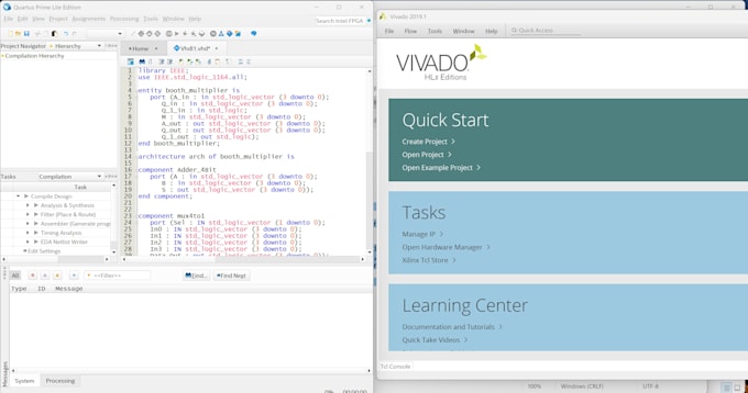 Do Fpga Work Using Verilog Vhdl Systemc Programming On Quartus Vivado Xillinx By Ayesha Fiverr