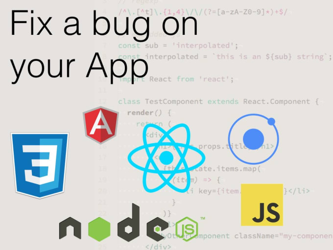 Fix A Bug On Your Reactjs Or Angularjs Application By Figalex Fiverr