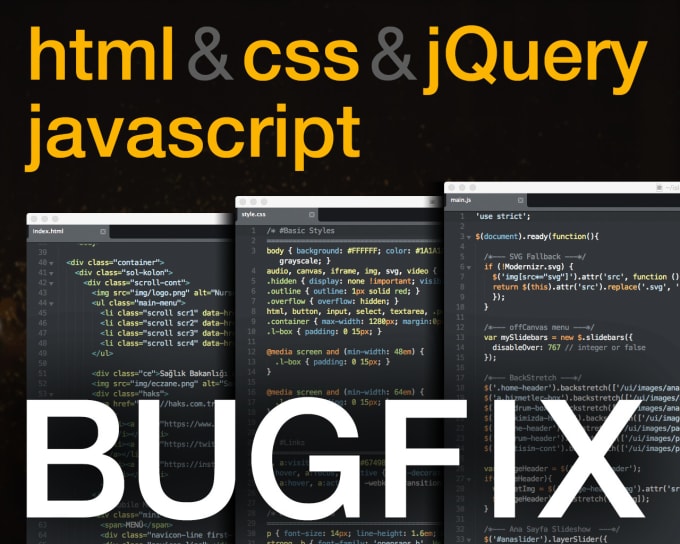 Fix Html Css Javascript Php Mysql Issues By Osamatoma Fiverr