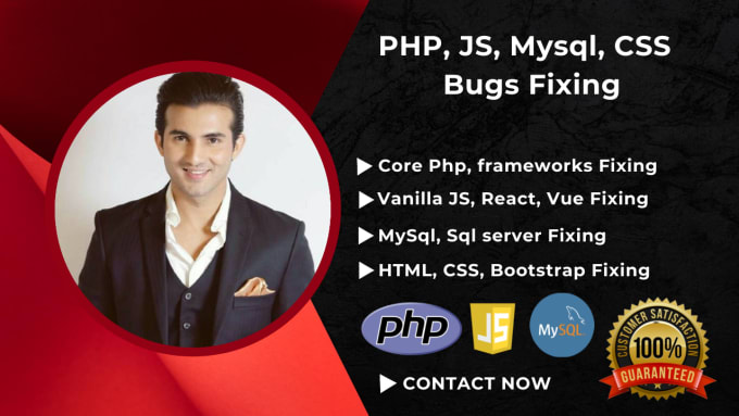Fix Php Javascript Laravel Codeigniter Css Bugs For You By Kamran