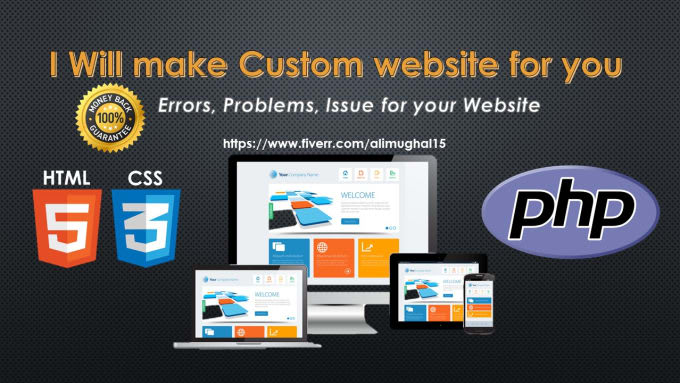 Write Html Css Javascript Php And Bootstrap Code For You By Mahmoud