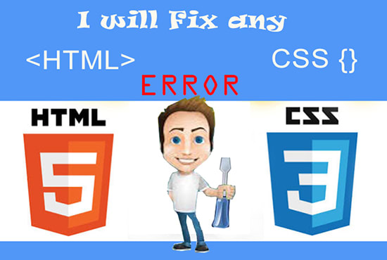 Fix Html Css Issues Responsive And Bootstrap Bug Within Hours By Web