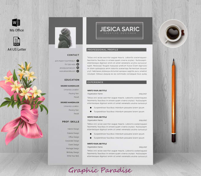 Create A Professional Cv Or Resume Using Html Css By Amnaarshad6 Fiverr