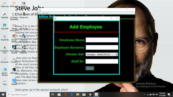 Simple Employee Management System By Adityapokhrel Fiverr