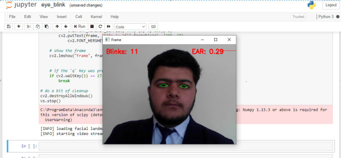 Do Image Processing Using Python Opencv Dlib Machine Learning Deep